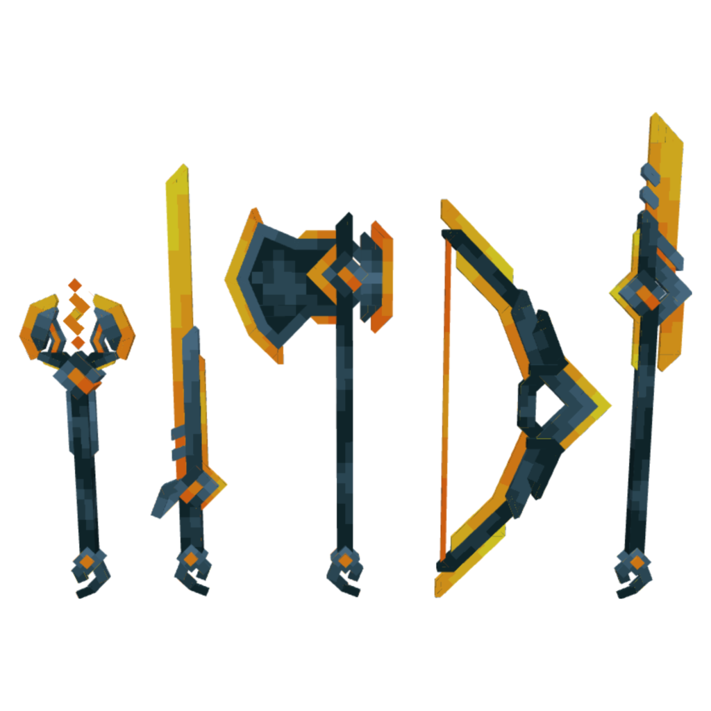 Weapons & Tools - Pixel Art 3D Model Asset Store| EliteCreatures