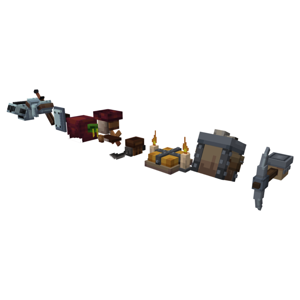 Mini Castle Set - Pixel Art 3D Model Asset Store| EliteCreatures