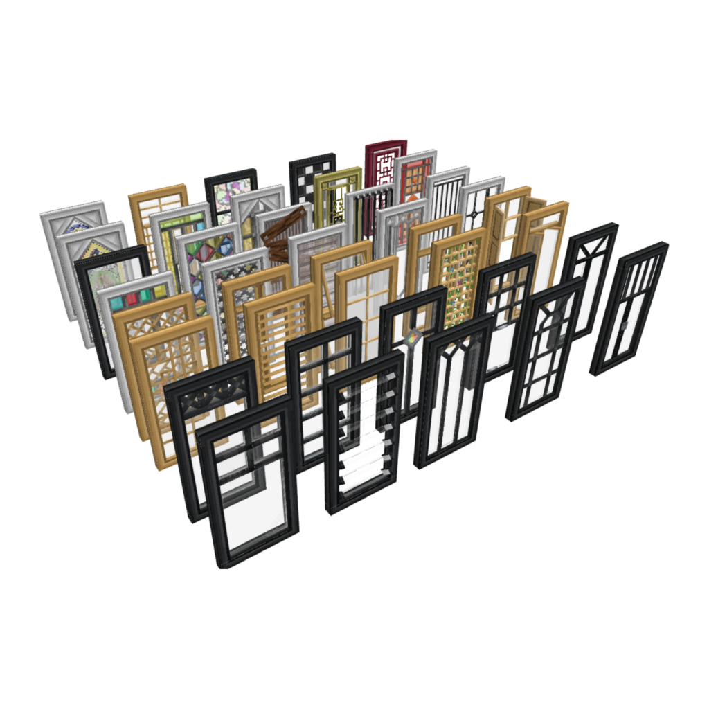 Windows Decoration Volume 1 - Pixel Art 3D Model Asset Store ...